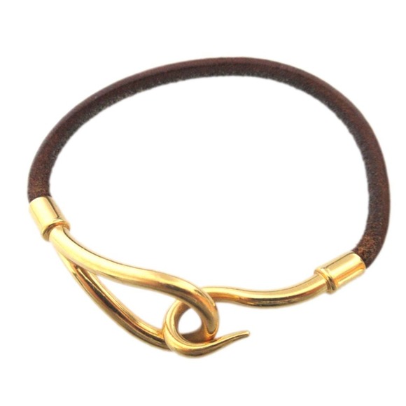 Hermes | Jewelry | Hermes Hermes Jumbo Bracelet Leather Bangle ...